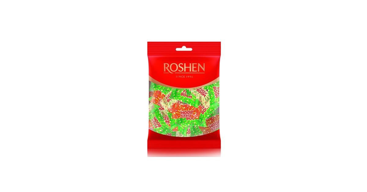 ROSHEN Fizzy Boom Cukorkák Pezsgőporos töltelékkel 1kg - novomax.hu